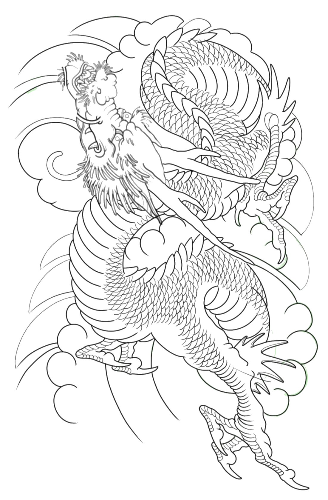 Tattoos - Neo Traditional- Japanese - T006 | Kohler Kustoms