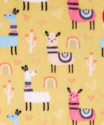 Fleece - Llamas & Rainbows - PF018 | Kohler Kustoms